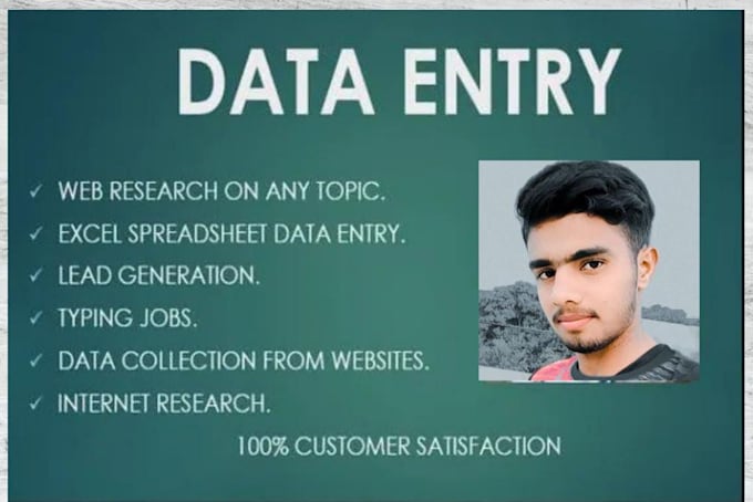 Be your data entry operator by Faisana541 | Fiverr
