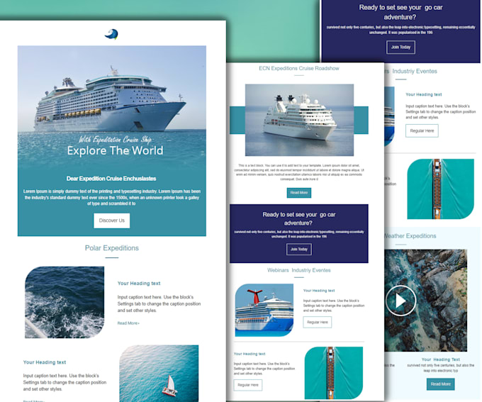 Design mailchimp email template by Rafina_sabrin | Fiverr