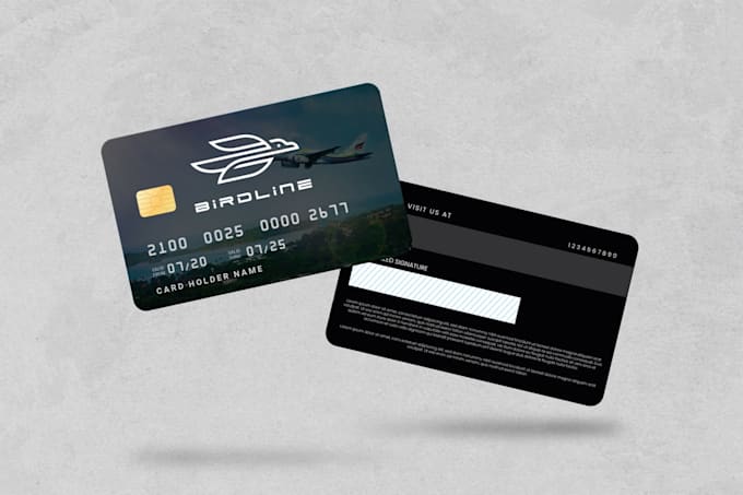 Design credit debit gift membership visa card by Sultanashahela | Fiverr
