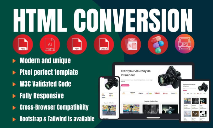 Convert figma to html, psd to html, xd to html css, sass bootstrap ... Convert figma to html, psd to html, xd to html css, sass bootstrap ...