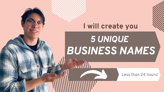 Come up with 5 creative and captivating business names in less than 24 ...