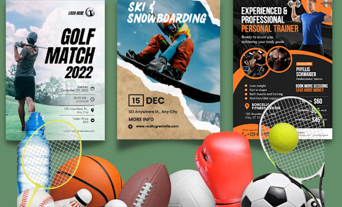 Design amazing sports flyers, banners and posters for you by Ihtsham8 ...
