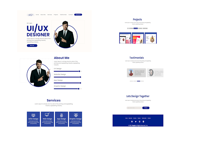 Create an amazing ui ux landing page by Designerruqquia | Fiverr