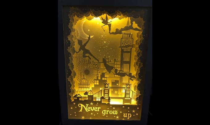 A light box with custom designs for you by Karansingh369 | Fiverr