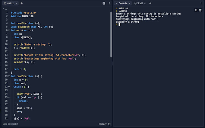 Create c programs for your assignments, or arduino by Anasaouidy | Fiverr