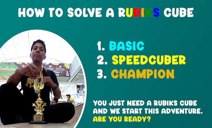 Teach you how to solve a rubik cube by Ricardo_jcrux | Fiverr