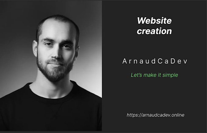 Develop and create or redesign your static website by Arnaudcadev | Fiverr
