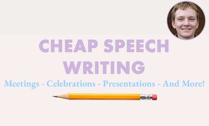 Create an outstanding and unique speech by Patrickoc22 | Fiverr