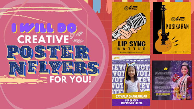 Do creative poster and flyers for you by Daryllobrigas27 | Fiverr