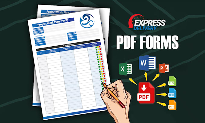 Design professional fillable pdf form with same day by Origin69 | Fiverr