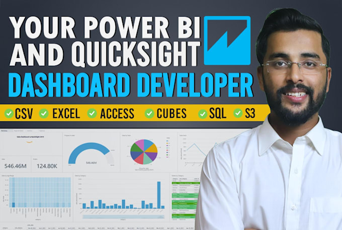 Be your power bi and quicksight dashboard data analysis by Kamranshykh | Fiverr