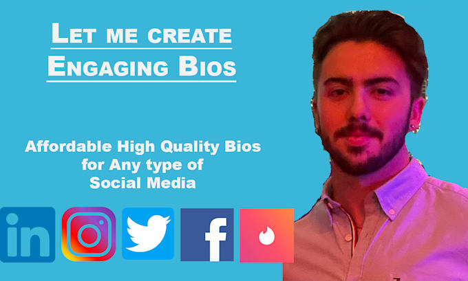 Write your bio or about me section by Millane21 | Fiverr