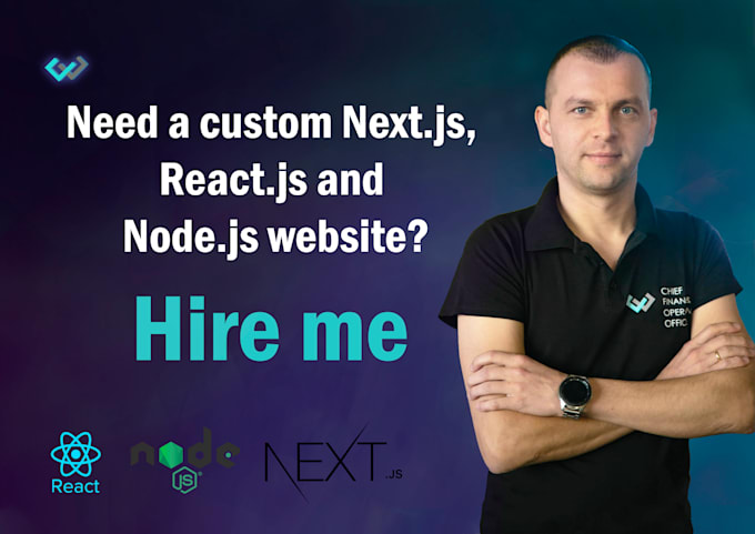 Develop custom javascript react or nodejs web app by Serhii_vtvch | Fiverr