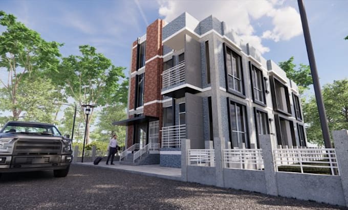 Design exterior, interior with realistic renders by Hasanassociates ...