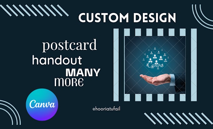 Custom design arange text , flyers , handout in canva by Hooriatufail ...