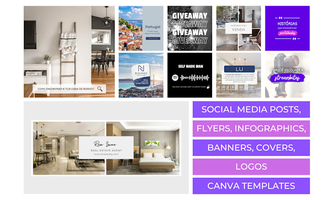 Design social media posts and any editable canva templates by ...