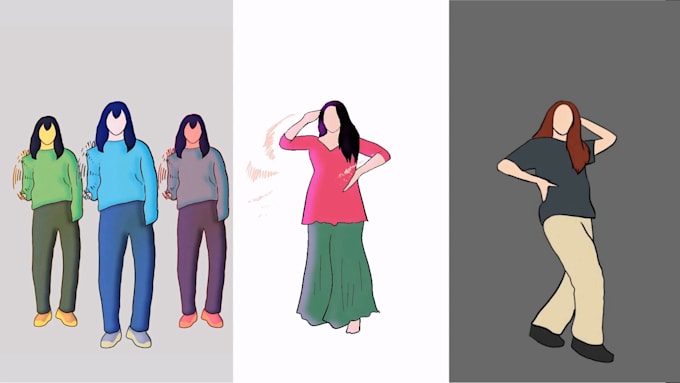 Hand draw 2d rotoscope animation frame by frame of your video 5 by ...