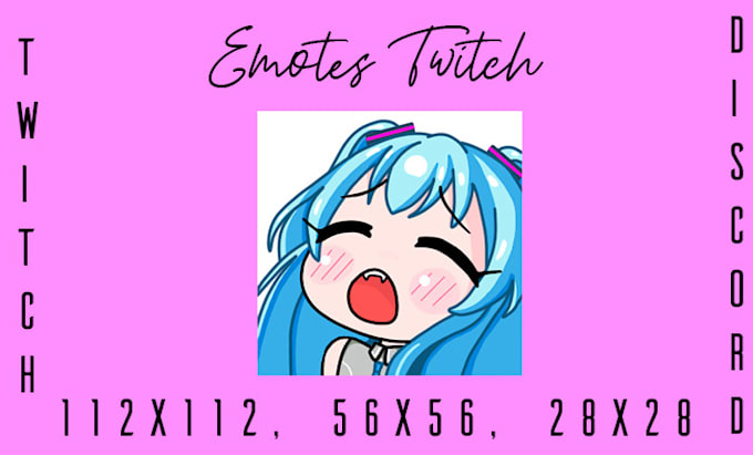 Emotes para twitch y discord by Hanaazumi | Fiverr