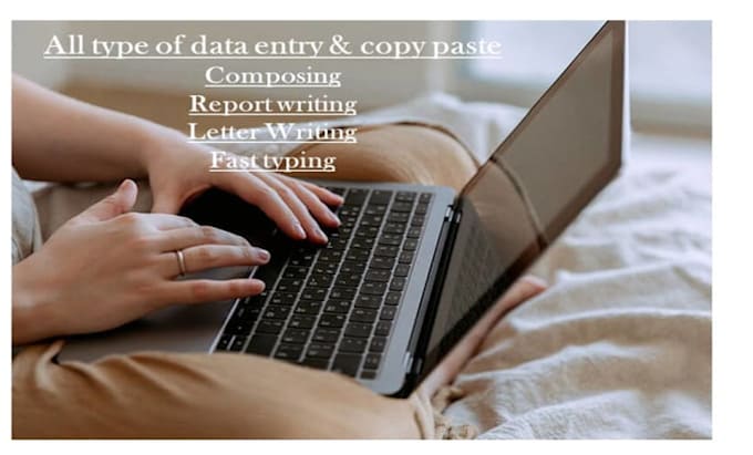 Do data entry, web research,copy paste, and typing work by Mudasira8 | Fiverr