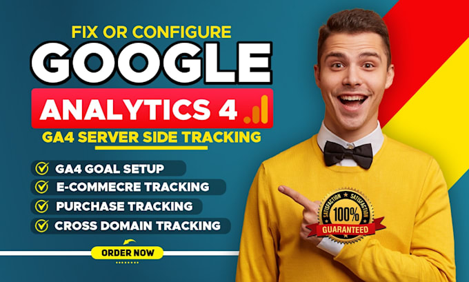 Setup ga4 server side tracking, fix ios14 google analytics 4 via gtm in 24 hours by Ads_bivuti ...