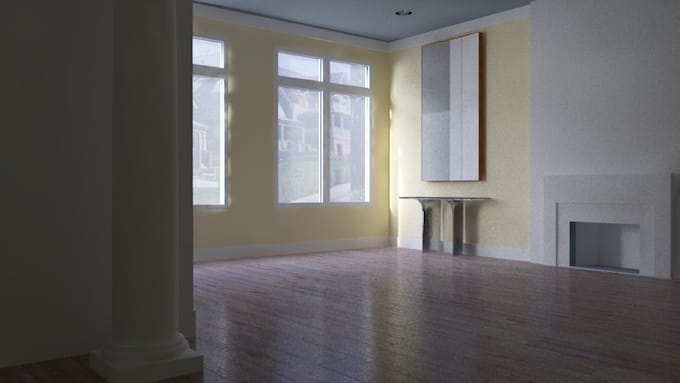 Turn a rooms floor plan into a 3d model by Harrys_room | Fiverr