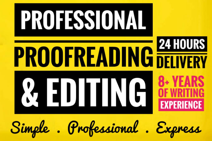 Professionally edit and proofread your documents by Andywu631 | Fiverr