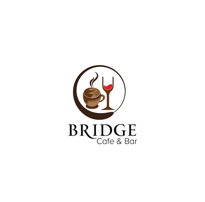 Design premium catchy bridge cafe bar logo by Richard_rimmer | Fiverr