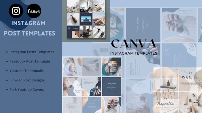 Design unique canva templates for your social media by Anushka72 | Fiverr