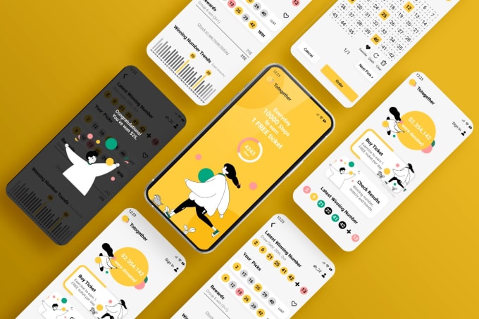 Design your ux ui for your mobile app by Chudesignhouse | Fiverr