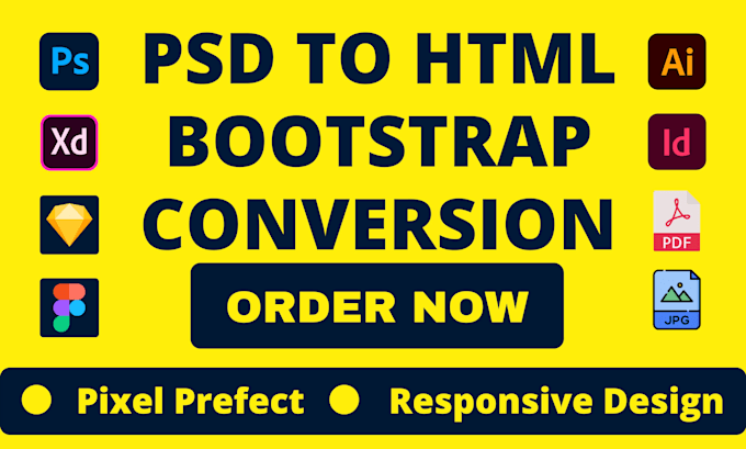 Convert Figma To Html Psd To Html Xd To Html Css Responsive Bootstrap By Only1asadullah Fiverr 1143