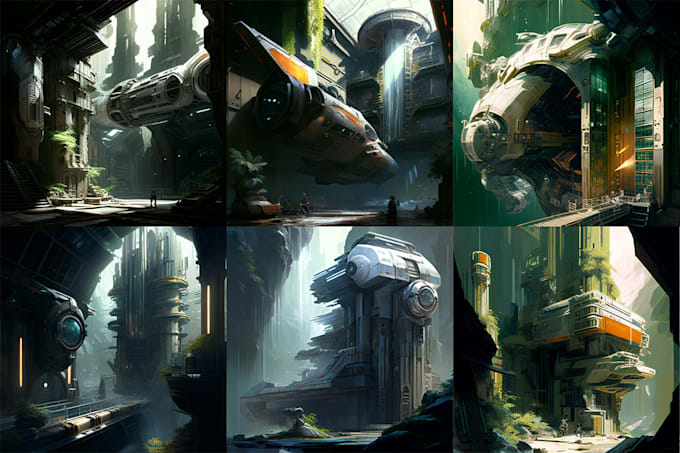 Design concept art thumbnail environment sketches by Maroodesigns | Fiverr