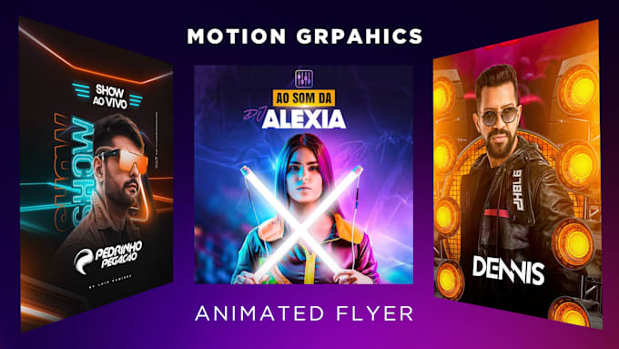 Animate event, party or club motion flyer by Nomanashiq60 | Fiverr