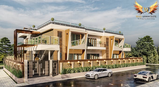 Do 3d modeling and rendering of exterior,interior,floor plan by Maq ...