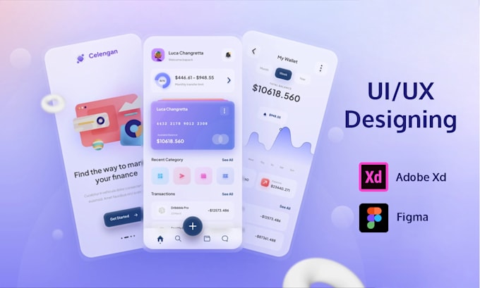 Create professional mobile ui designs by Usama_fl | Fiverr