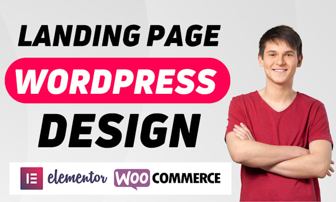 Create wordpress website landing page elementor pro by Iamkhanzada | Fiverr
