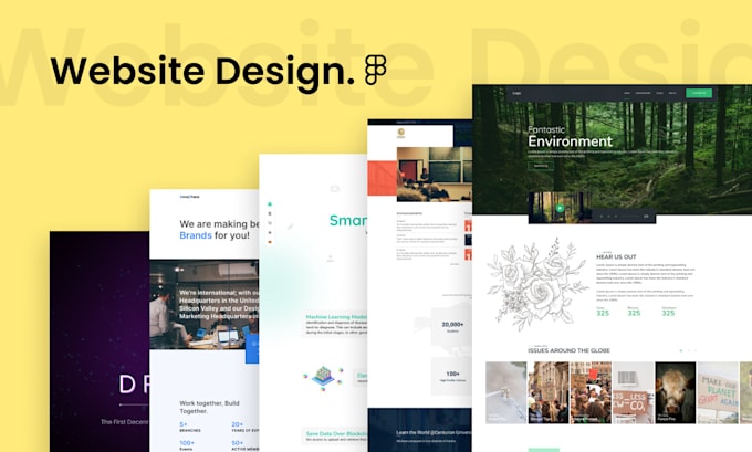 Design a beautiful and modern looking website for you by Yash085 | Fiverr