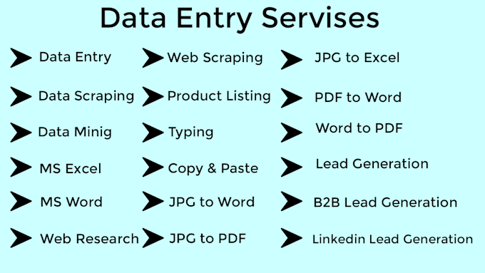 Do perfect data entry, web scraping, and file conversion by Ofitcompany | Fiverr