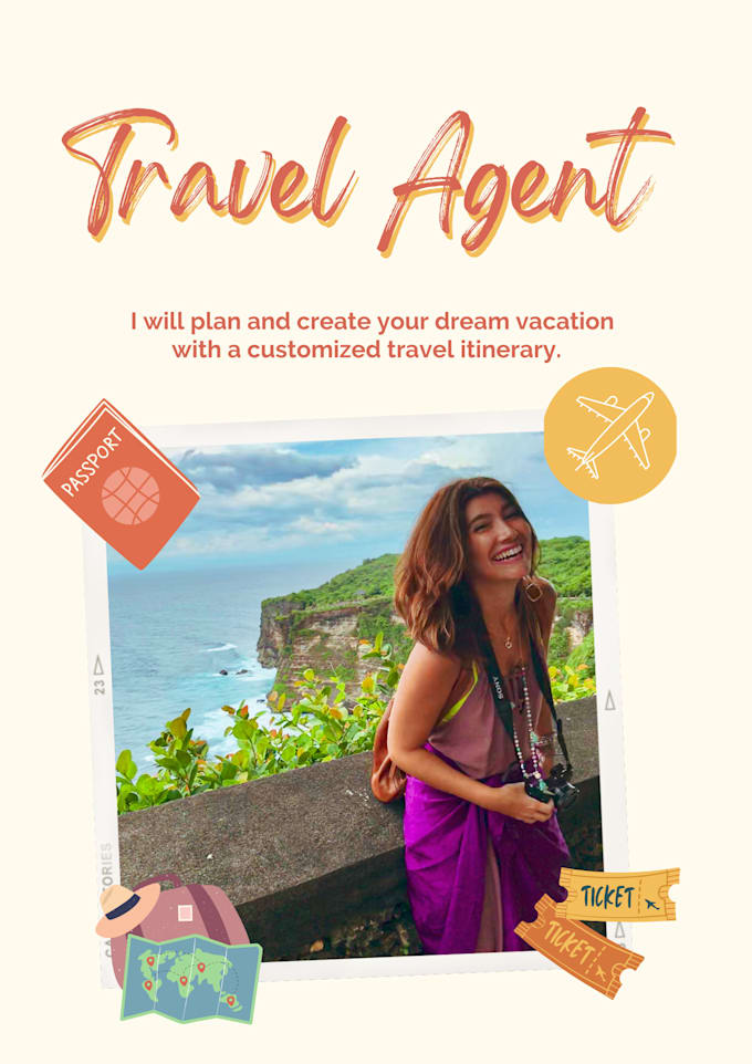 Create a customized travel itinerary by Glendadelatorre | Fiverr