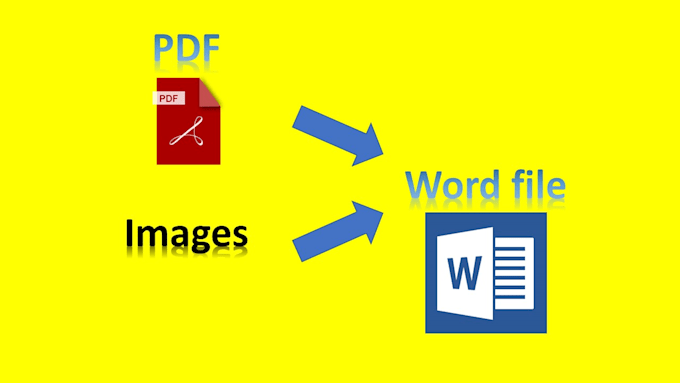 Create word files from pdf and images by Supun_randika | Fiverr