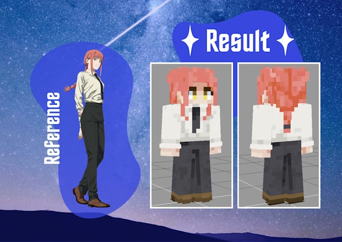 Design your custom minecraft skin by Soyuntrex | Fiverr