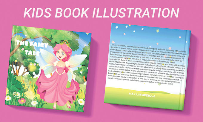 Create an unique children story book illustration and kids book ...