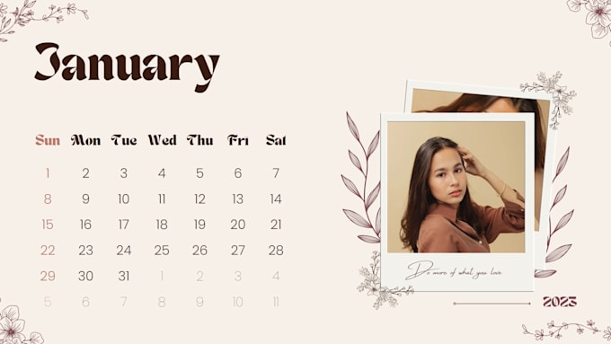 Do calendar design for you by Desicry | Fiverr