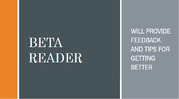 Be your beta reader and provide feedback by Sirorpia | Fiverr