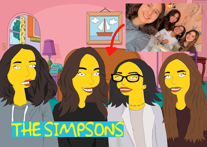 Beautiful and funny portrait of the simpsons for you by Andreaceja08 ...