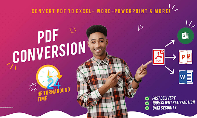 Convert pdf to excel by Frankhuelin | Fiverr