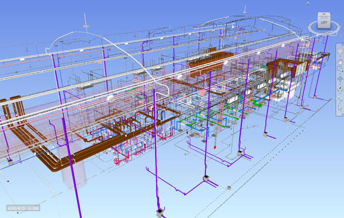 Do 3d modeling of your 2d mepf drawings by Gisbertbaks | Fiverr