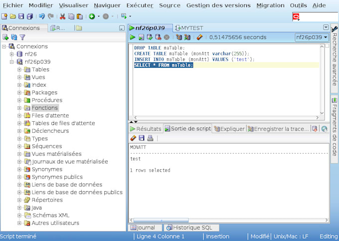 Administrer vos base de données by Djaafaryak16 | Fiverr