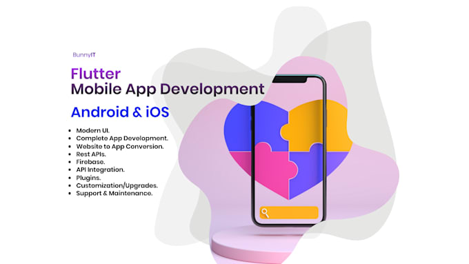 Do Mobile App Development For Android And Ios With Flutter By Bunnyit Fiverr