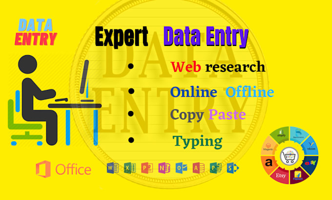 Do data entry, web research, excel and copy paste by Muzammil_abbas0 ...