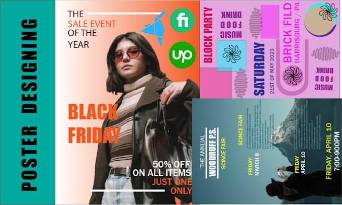 Design amazing or stunning event poster by Iramshaukat335 | Fiverr